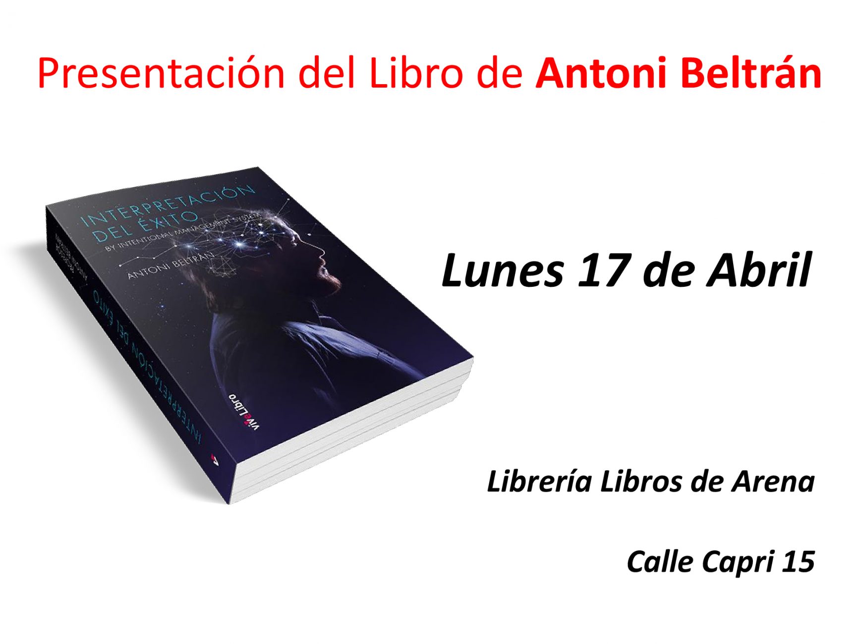 Presentación en Madrid - Antoni Beltran
